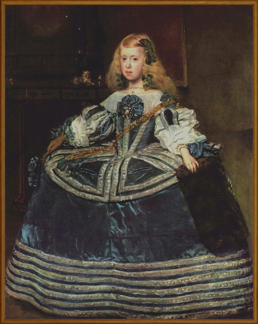 La palabra es mágica: La infanta Margarita con traje azul, de Velázquez